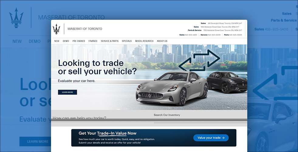 Maserati of Toronto: New & Used Maserati Dealership | Toronto, ON.